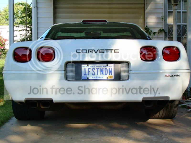 Vanity Plate List - For Those That Are In The Zr1 Section - Page 5 ...