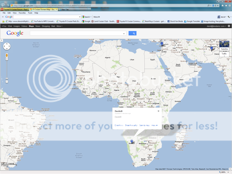 FJ Cruiser Forums - Members Map - Google Maps | Page 5 | Toyota FJ ...